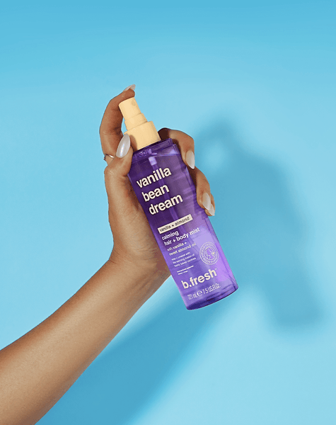 vanilla bean dream | brume réconfortante cheveux + corps | b.fresh FR – MineTan France